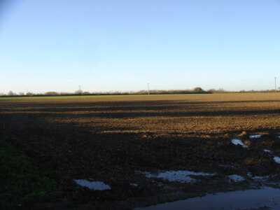 Photo 6x4 Open farmland from Back Lane 0.5 Km NE of Etling Green EAST ...