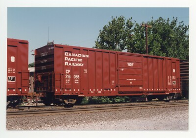 Canadian Pacific Boxcar #216065 ORIGINAL 4x6 Color Photo | eBay