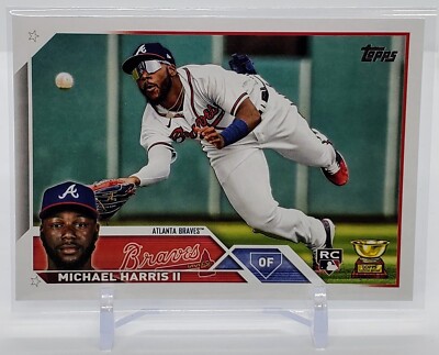 2023 Topps Series 1 MICHAEL HARRIS II Rookie Card RC #226 Atlanta ...