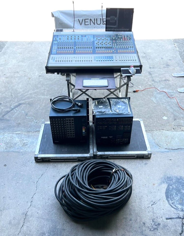 Avid Profile Console 48x24 Input Rack,FOH Rack ,330Ft BNC Cable #17576 ...