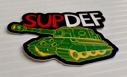 Superior Defense Bout It Military Tank Sticker Decal Logo SUPDEF FOG ...