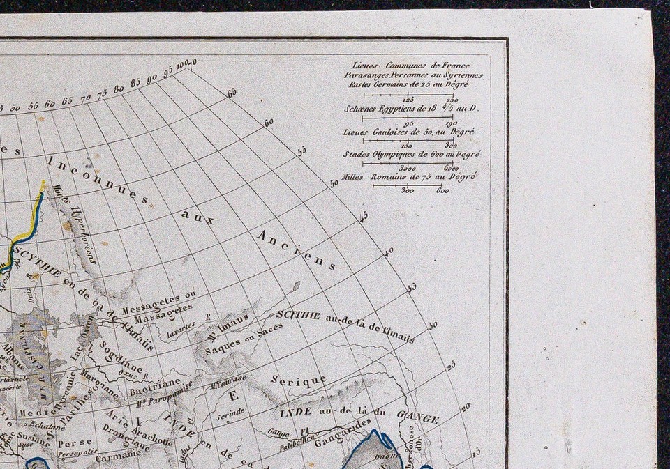 1835 - Known World of The Ancients - Original Antique Map | eBay UK