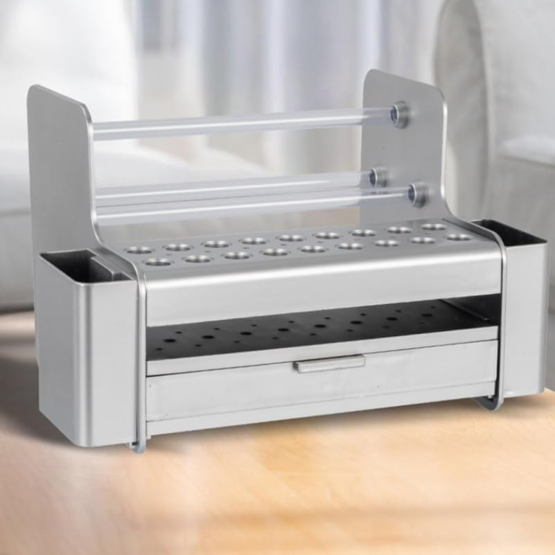 Portable Tool Organizer Rack with Drawer Compact Desktop Storage Holder ...