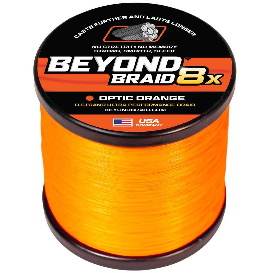 Beyond Braid Braided Fishing Line - Abrasion Resistant - No Stretch ...