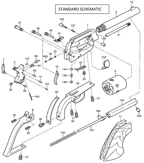 New Uberti 1873 Cattleman Trigger/Bolt Spring (Reduced Power) -Wolff | eBay