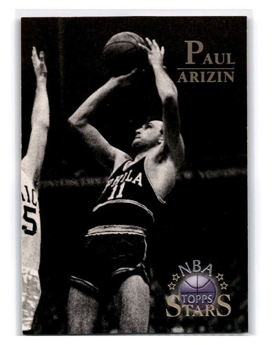 1996-97 Topps NBA Stars #3 Paul Arizin Members Only - Philadelphia ...
