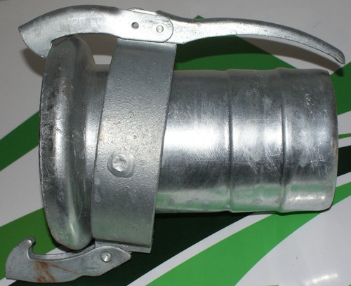 6" Perrot female coupling hose tail end piece slurry tanker galvanised ...