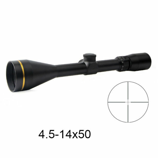 Vastfire Hunting 4.5-14x50mm Mil Dot Reticle Duplex Rifle Scope HD ...