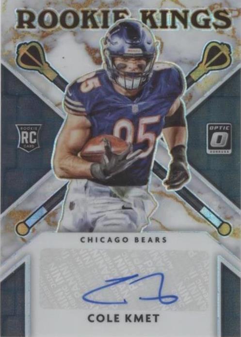 2020 Panini Donruss Optic - Rookie Kings Autographs Cole Kmet #RKA-CK ...
