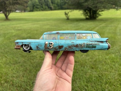 Vintage **CUSTOM BUILT**, Nascar 1959 Cadillac Hearse, 1/24 Scale Slot ...
