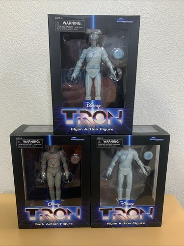 Disney Tron Diamond Select Action Figures Flynn and Sark | eBay