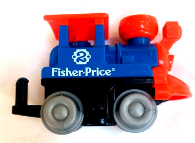 Vintage 1992 Fisher Price Geo Trax Flip Track TRAIN ENGINE #2 Plastic ...