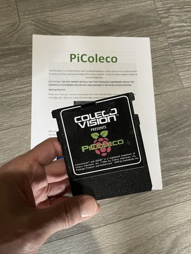 PiColeco- ColecoVision multi game cartridge - Black shell | eBay