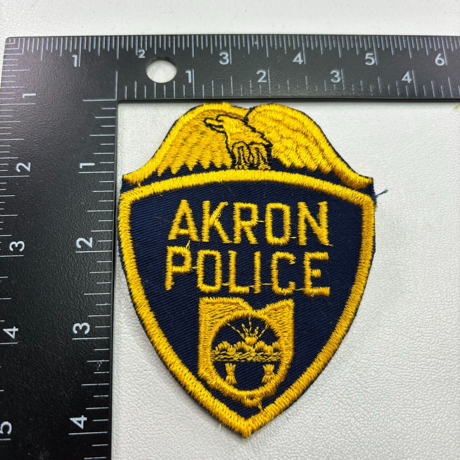 VINTAGE AKRON Police Patch 99Y6 | eBay