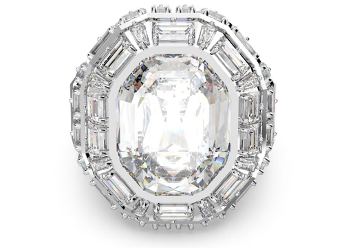 Swarovski 5674299 Anello cocktail Mesmera Taglio ottagonale Bianco ...
