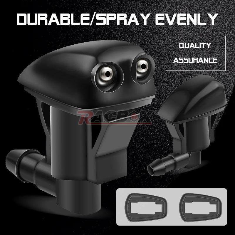 2PCS Adjustable Dual Holes Car Windshield Washer Nozzle Wiper Water ...