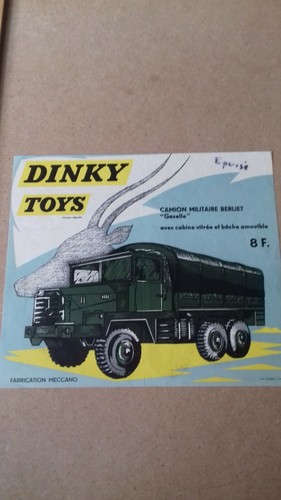 DINKY TOYS AFFICHETTE DE MAGASIN PUB FLYER | eBay