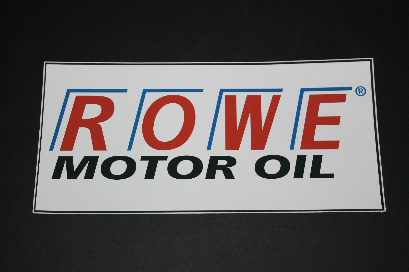 #651 Rowe Oil Öl Lube Lubricant Sticker Aufkleber Decal Autocollant ...
