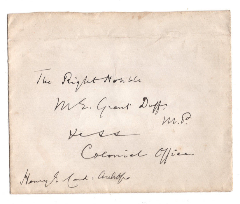 Henry Edward Cardinal Manning (1808-1892) Signed Envelope /Autographed ...