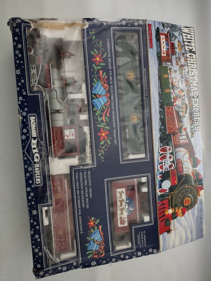 G Scale Bachmann Big Haulers White Christmas Express Train Set No Track ...