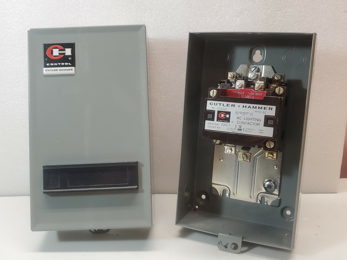 Cutler Hammer 6 Pole Lighting Contactor | Shelly Lighting