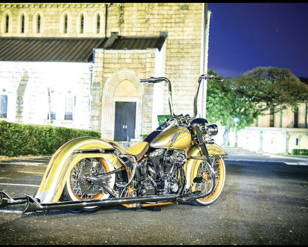 9" Rear Custom Fender For Harley Softail Fat Boy Chopper | Black ...