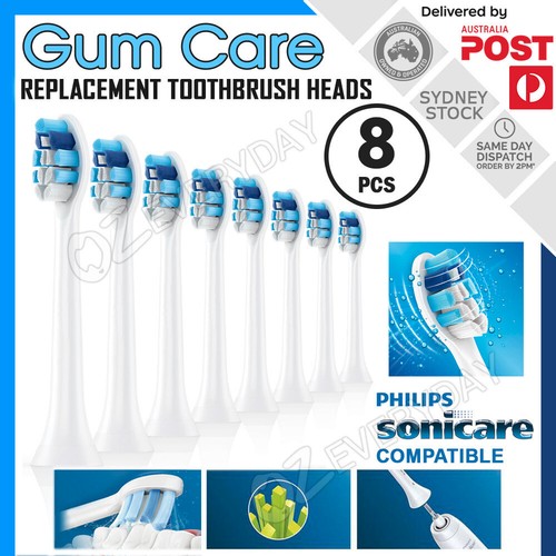 8pcs Optimal Gum Care G2 Replacement Brush Heads for Philips Sonicare ...