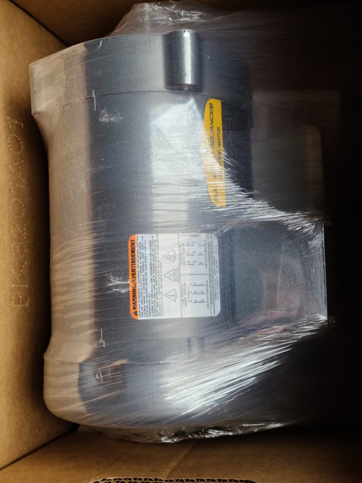 NEW Baldor VM3542 Industrial Motor .75HP 208-230/460V 1725RPM 56C Frame ...