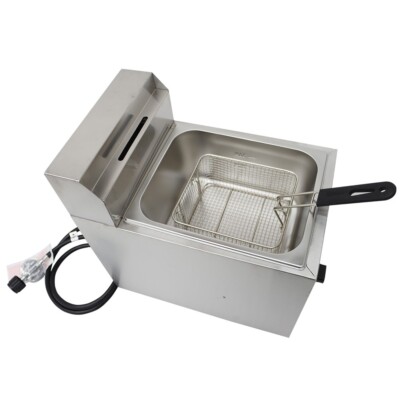 Gas Fryer Funnel Cake Deep Fried Oven French Frying with Valve 1.5gal ...