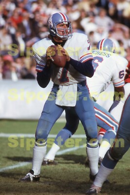1973 DAN PASTORINI Houston Oilers Poster Sports NFL Action Photo 16x24 ...