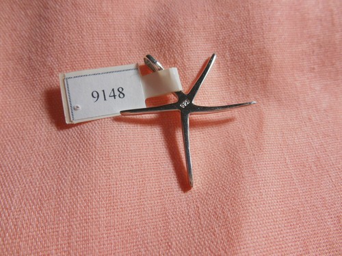 Nautical Beach Starfish AKA Sea Star .925 Sterling Silver 1.25" Pendant ...