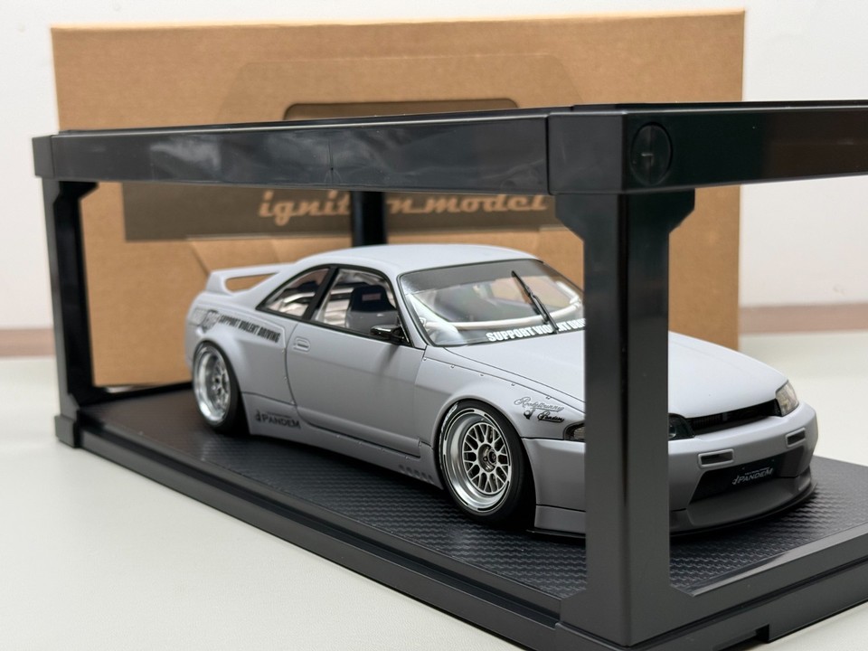 IG 1/18 Nissan Skyline GT-R (R33) Matte Gray Resin Model Car -- IG3034 ...