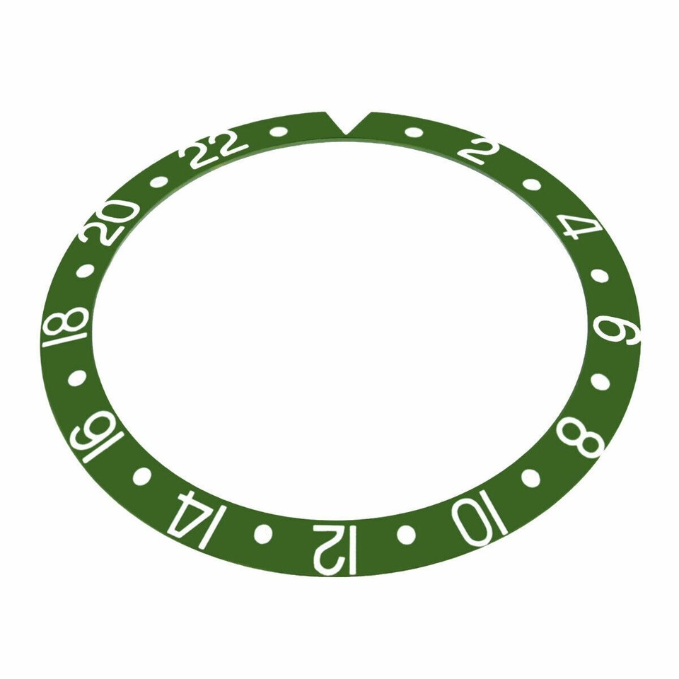 GMT BEZEL INSERT FOR ROLEX VINTAGE OLD GMT MASTER 1670, 1675, 16750 ...