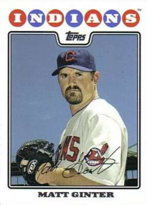 2008 Topps Update #UH54 Matt Ginter Indians | eBay