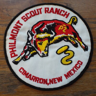 Vintage Philmont Boy Scout Ranch 6" Back Patch Cimarron NM New Mexico ...