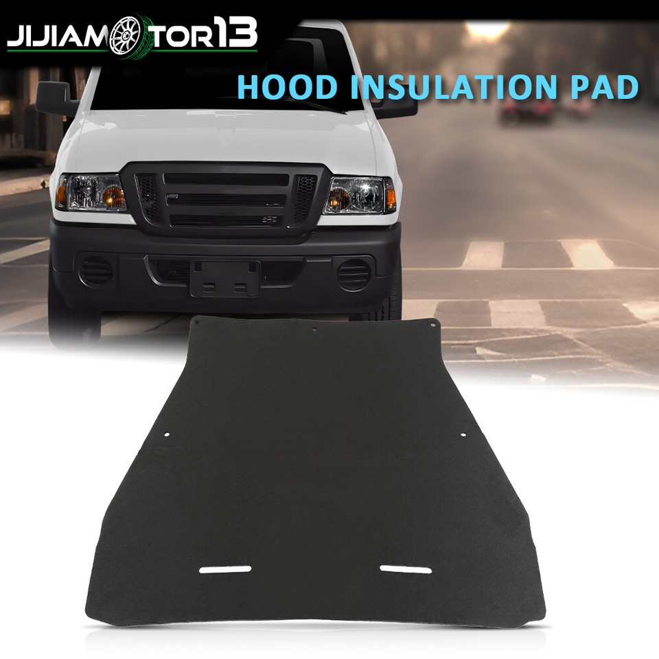 New Hood Insulation Pad Fit For 2006 - 2012 Ford Ranger 1/2" With Clips ...
