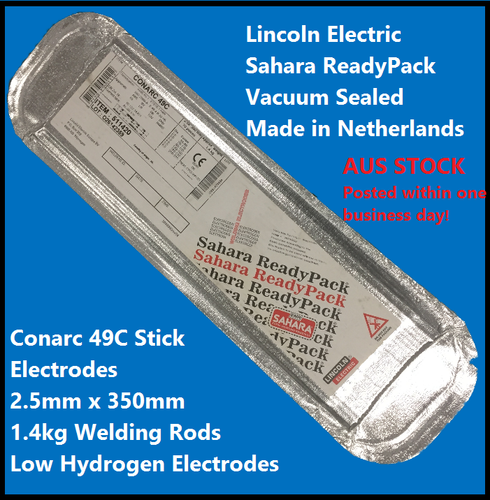 Lincoln Electric CONARC 49C 2.5x350mm 1.4k Vac Seal Low Hydrogen ...