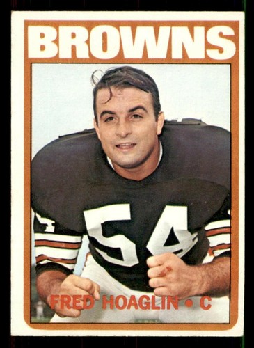 1972 Topps Football #19 Fred Hoaglin EX/MT *d10 | eBay