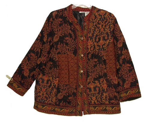 Vtg White Stag Patchwork Tapestry Jacket Plus Size 22W/24W, Lined, Boho | eBay