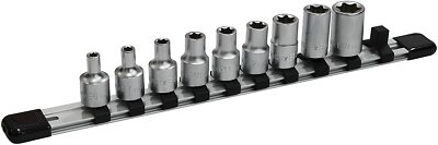 TONE 3/8"Drive Torx E6-E18 Socket E-Type Set HTXE309 with Holder 9 ...
