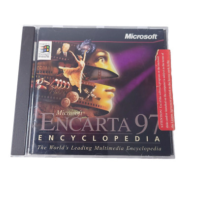 Microsoft Encarta 97 Encyclopedia VTG PC 1996 Windows | eBay