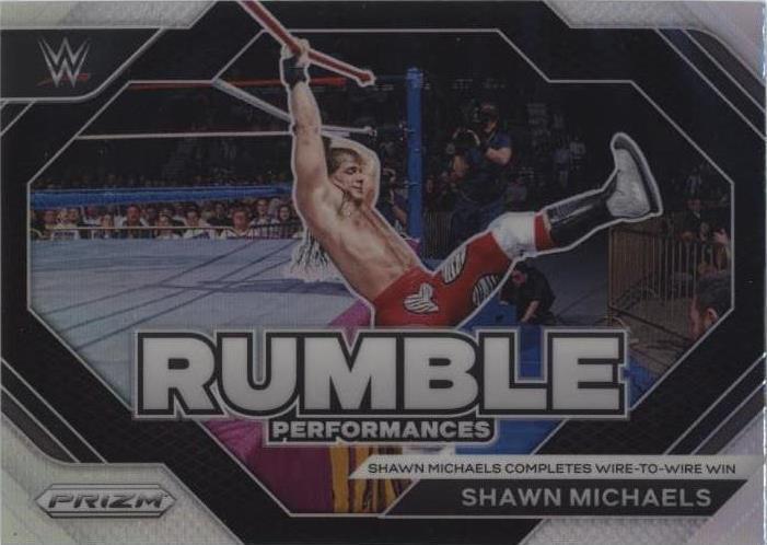 2024 Panini Prizm WWE - Rumble Performances Shawn Michaels #13 Silver ...