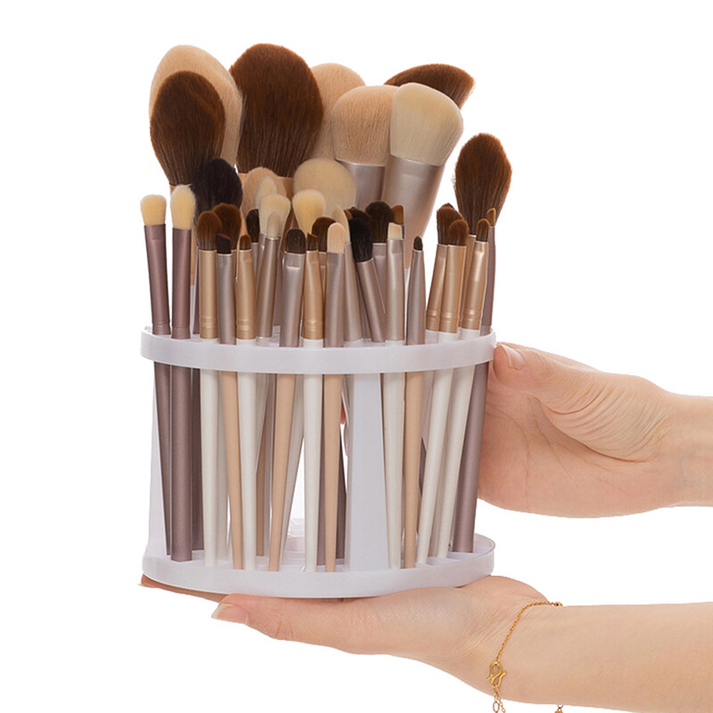 Large Capacity Brush Storage Rack Cylindrical Type Multi Grids Storage ...