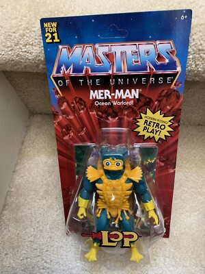 Masters of the Universe Merman MOTU Origins 2021 Mer-Man Figure NONMINT ...