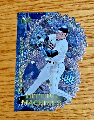 ROBERTO ALOMAR 1997 Fleer Ultra #14 of 18 Hitting Machines Die-Cut | eBay