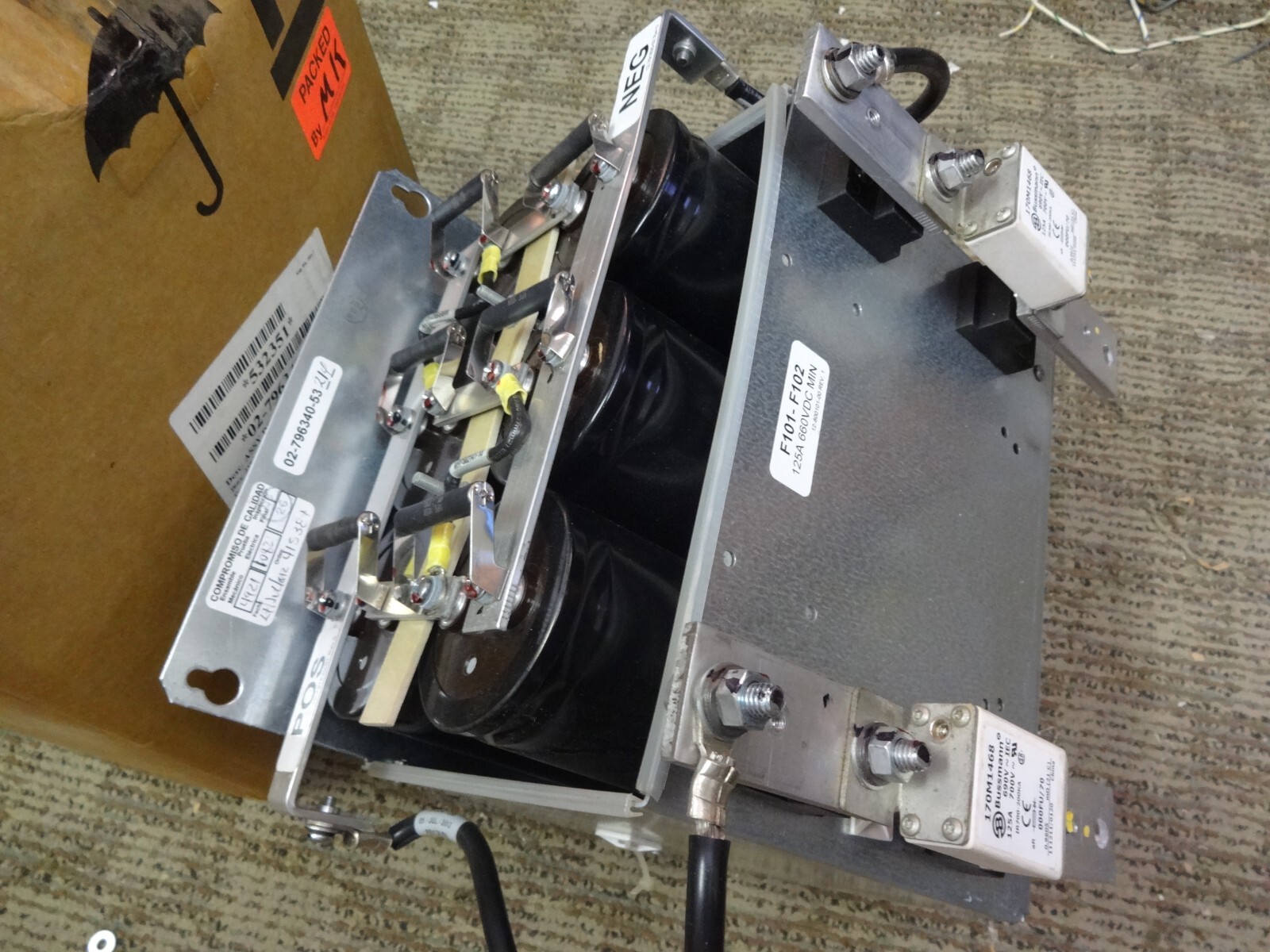 Emerson 02-796340-53 Network Power Dc Capacitor Tray | eBay