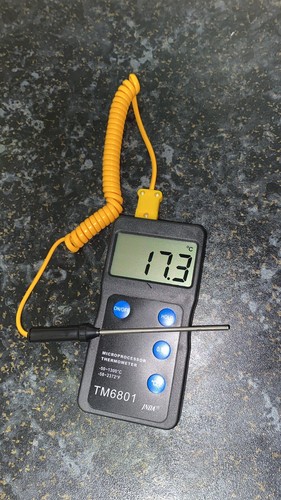 Digital High Temperature Thermometer ️ K-Type Pyrometer and Probe 1300 ...