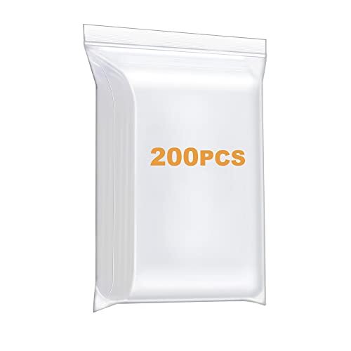 200 PCS Plastic Clear Coin Bag Case Wallets Storage Cover Envelopes ...