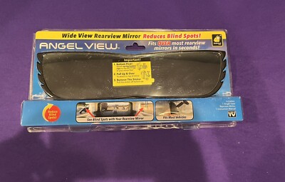 Angel View Wide View Rearview Mirror Black Convex Car SUV Bulbhead.com ...