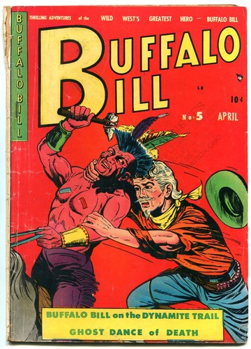 Buffalo Bill #5 1951-Kit Carson -John C Fremont- Golden Age Western VG ...